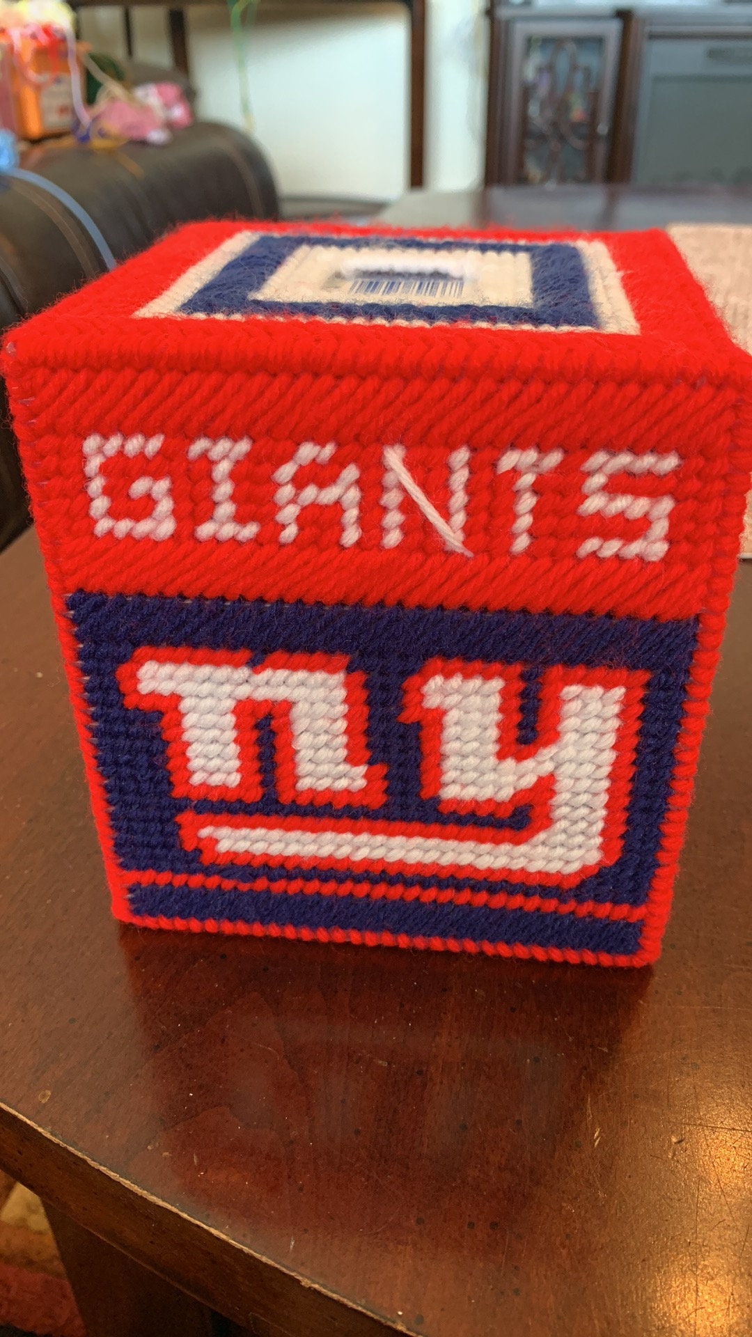 Sports Plastic Canvas Tissue Boxes - Etsy