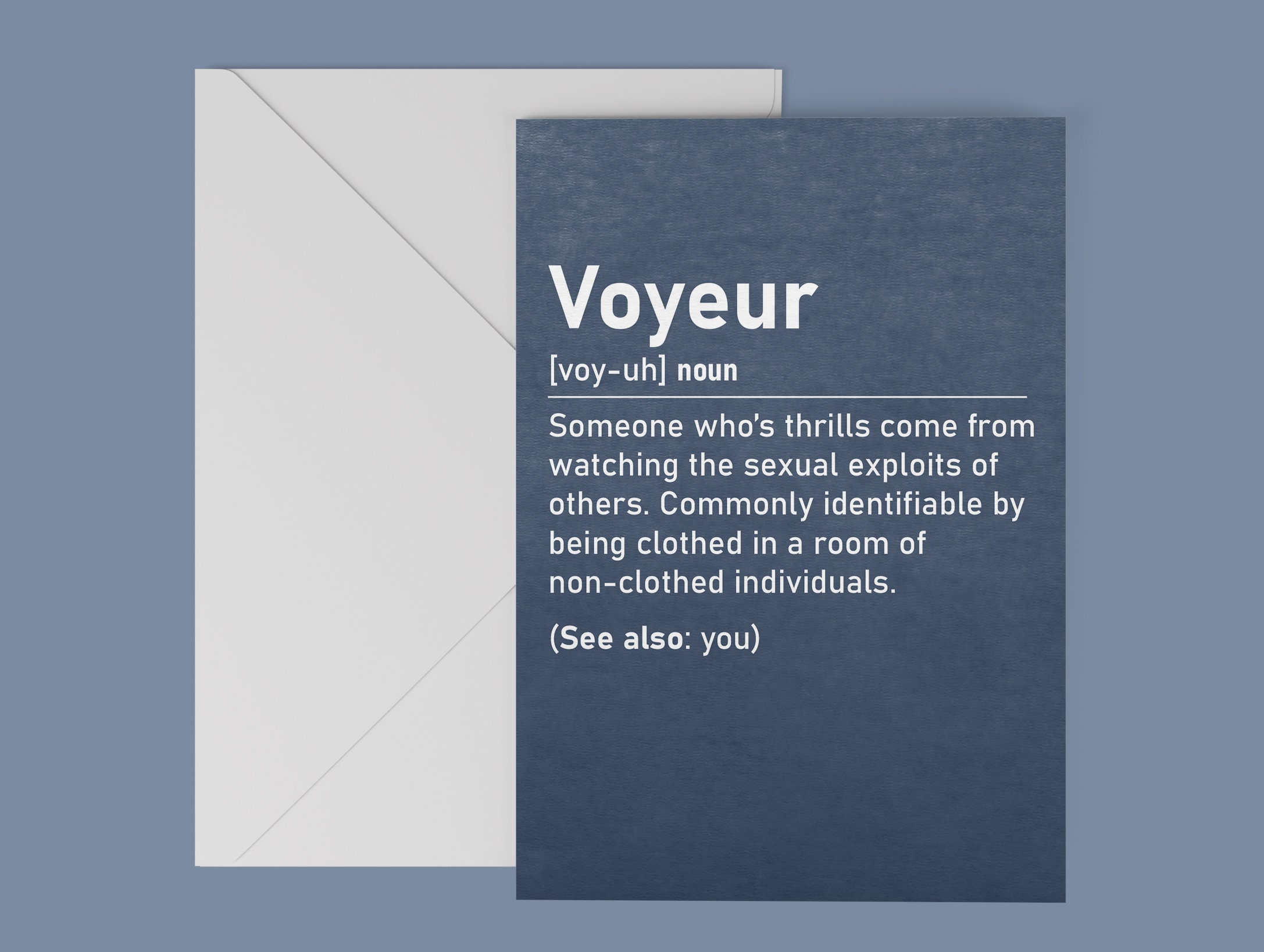 Kinky BDSM Funny Card Definition Kink Cards Fetish Cards Sadist ...