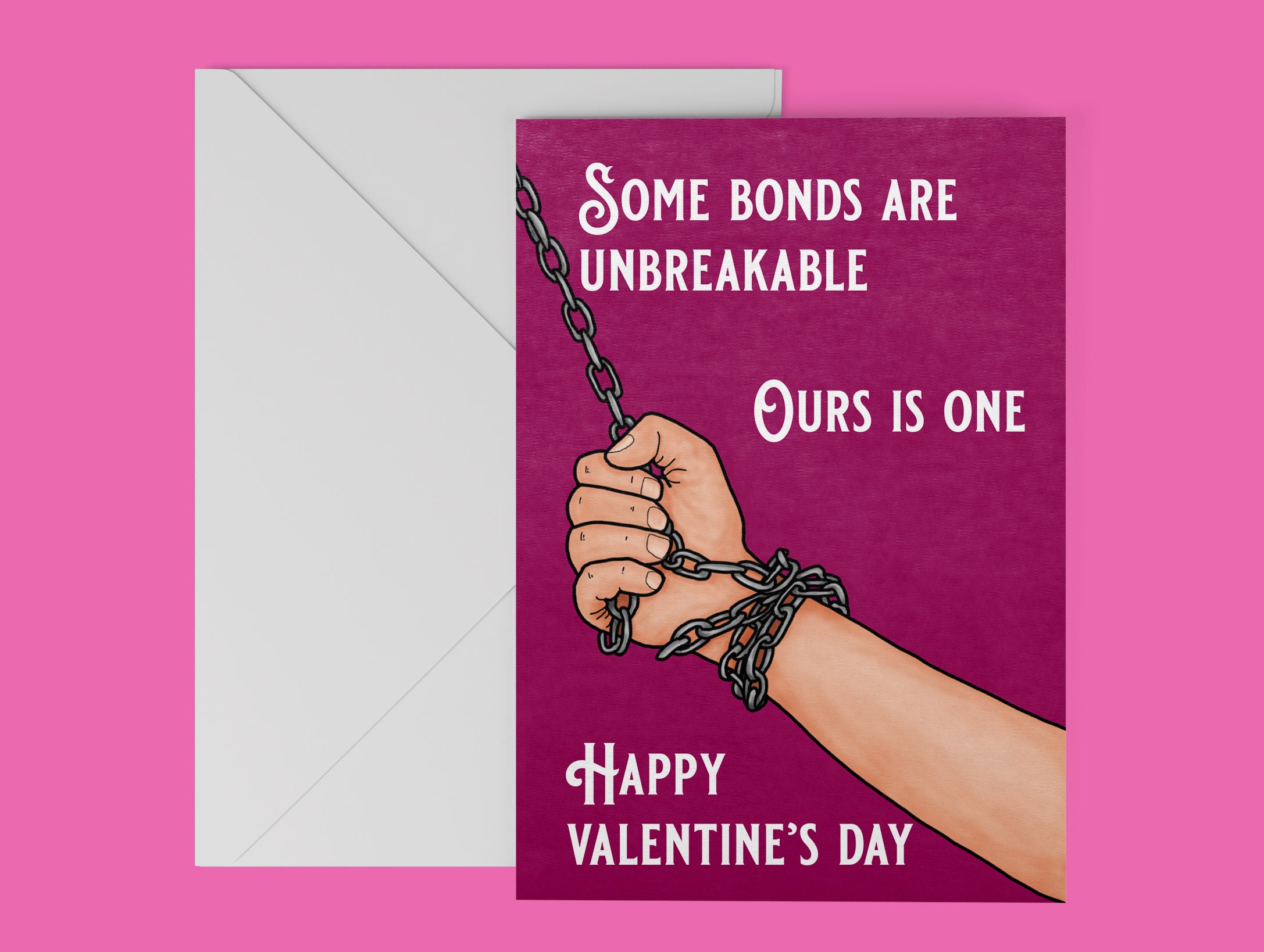 Cute Kinky Anniversary Card Chain Bonds Adult Anniversary - Etsy