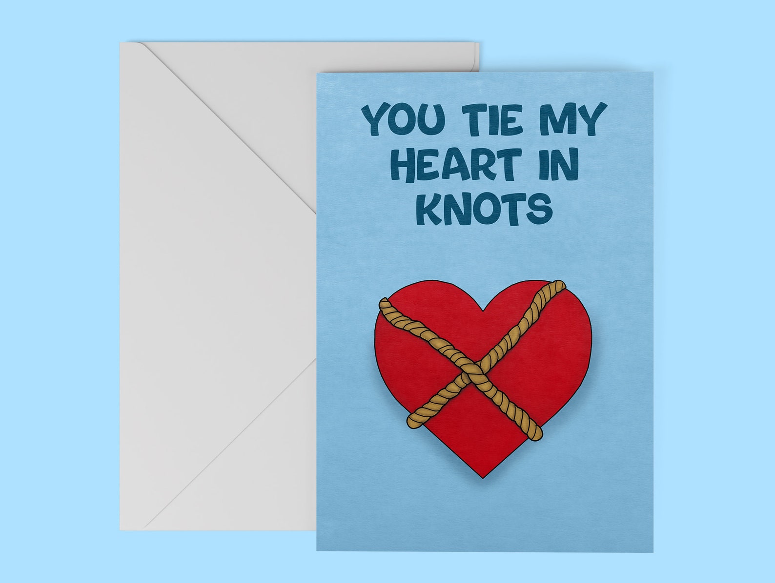 BDSM Anniversary Card Knotty Heart Kinky Shibari Card Adult - Etsy