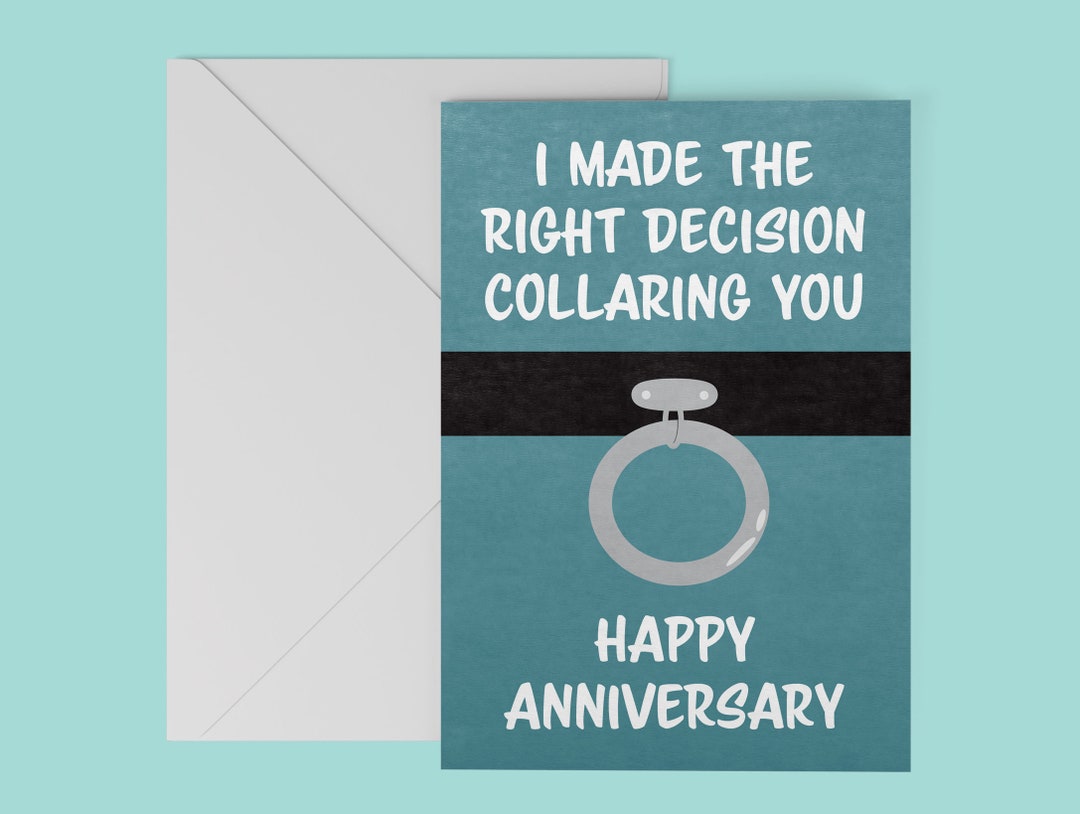 Kinky BDSM Anniversary Card - Collaring You - Anniversary Card for ...