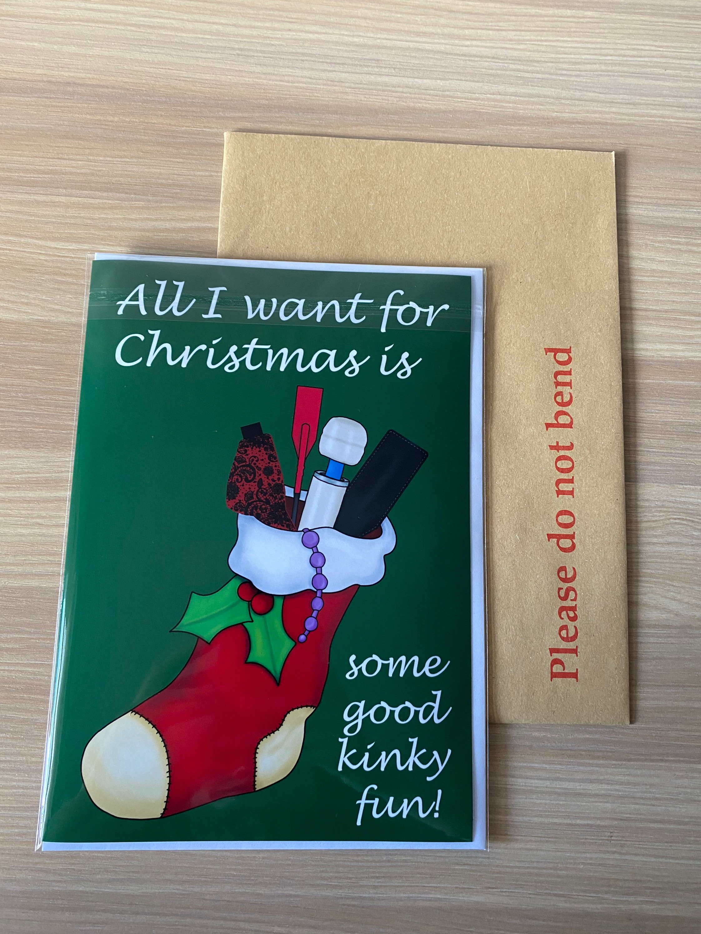 Rude Christmas Card Sex Toys Naughty Christmas Card Sexy Etsy Uk