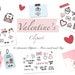 Valentines Day Clipart Commercial Use, Love Hearts Clip Art, PNG Bundle ...