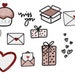 Valentines Day Clipart Commercial Use, Love Hearts Clip Art, PNG Bundle ...