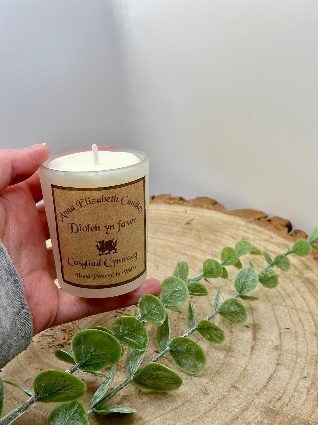 Mini "diolch" Welsh Candle: Scented Thank You Gift - Etsy UK