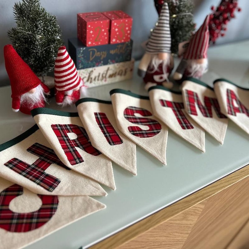 Christmas Bunting - Etsy