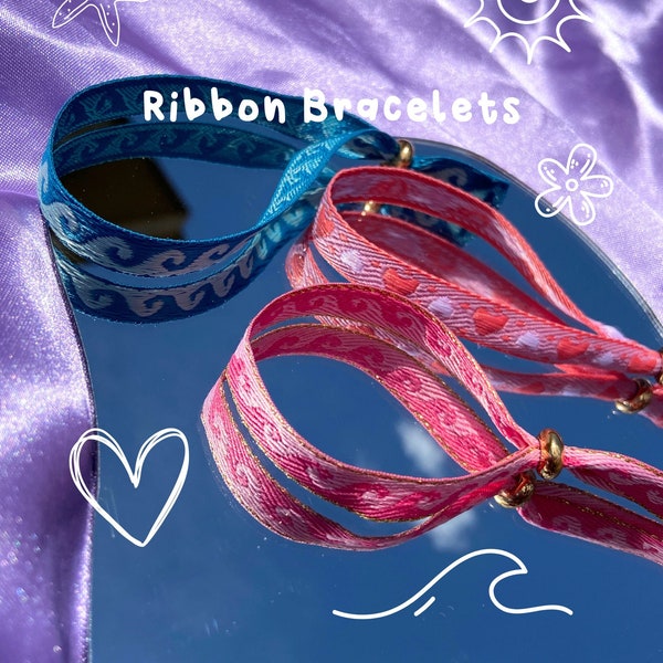 Ribbon Bracelets - Etsy