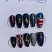 Thunderbolt Nails - Etsy