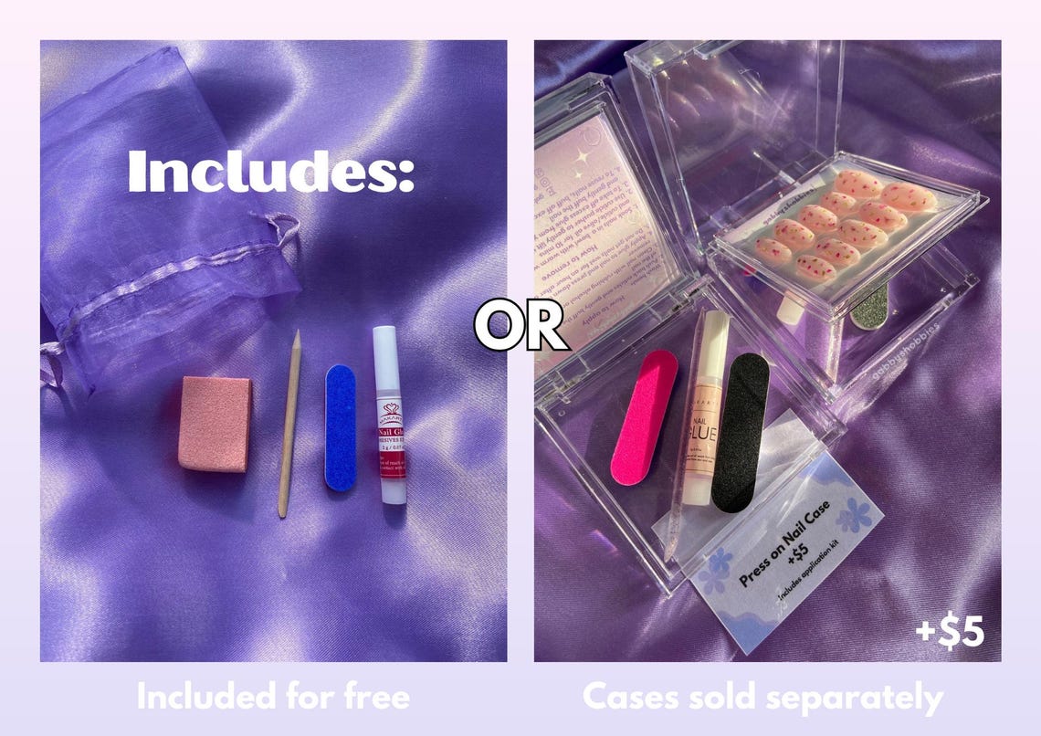 MC Purple and Black Pixel Game Nails - Etsy