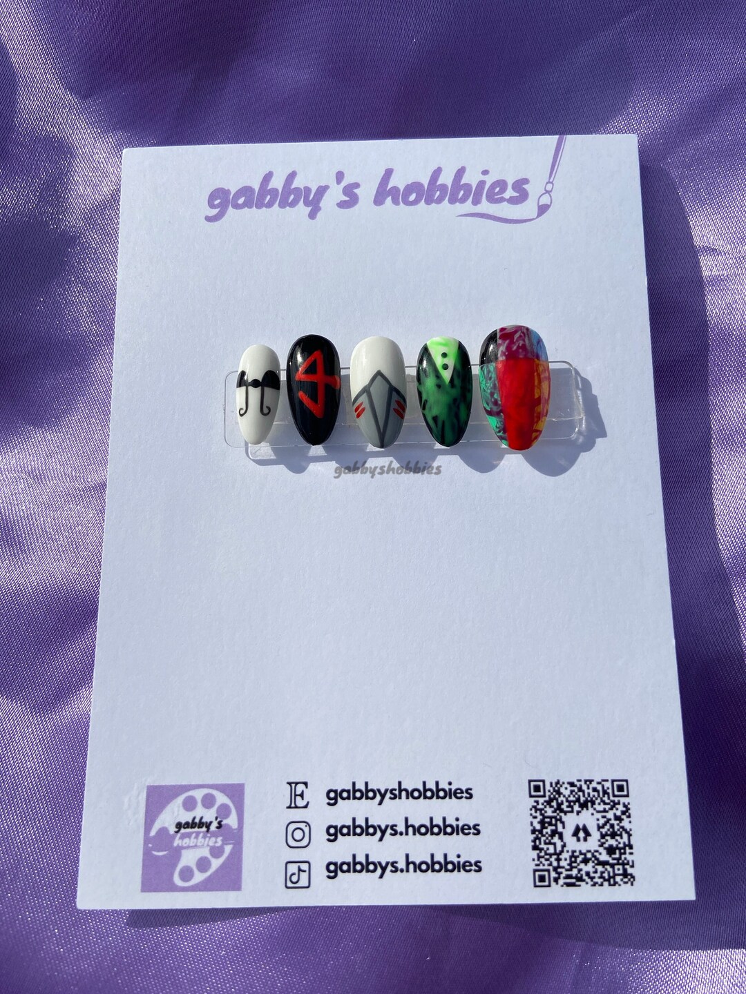 Ranboo Nails Generation Loss Nails - Etsy