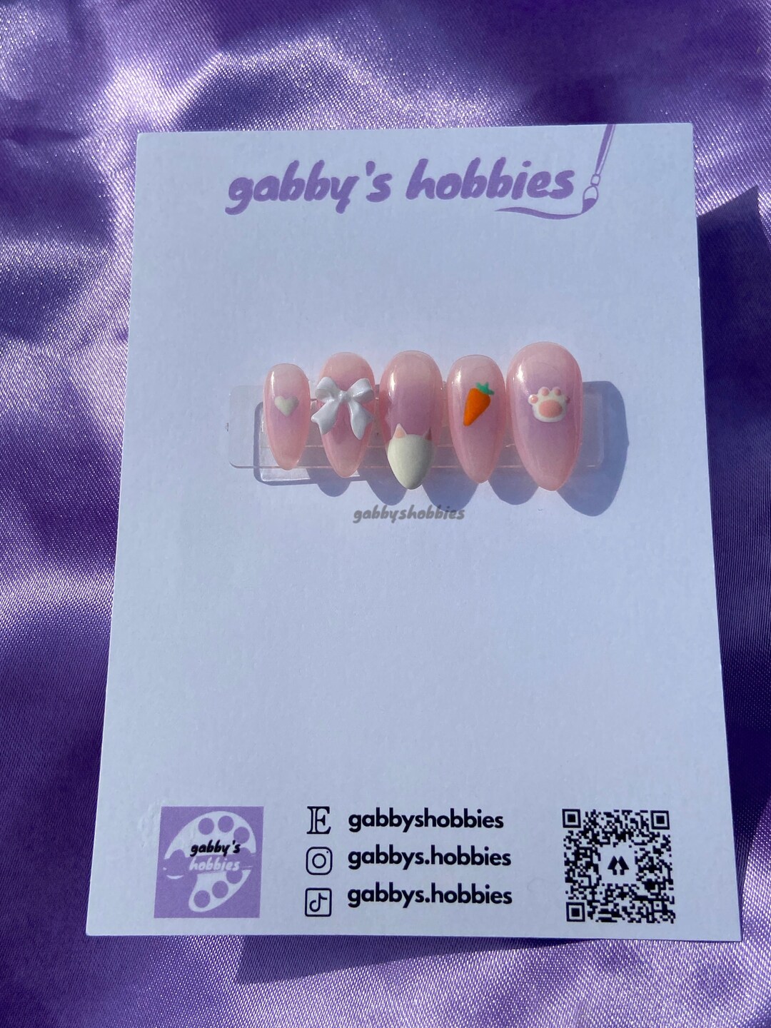 Tinakitten Nails Tina Nails Dream Smp Nails Dsmp Nails - Etsy