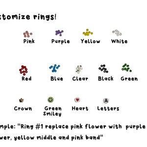 Dream SMP Dsmp MCYT Inspired Seed Bead Rings Seed Bead Rings - Etsy