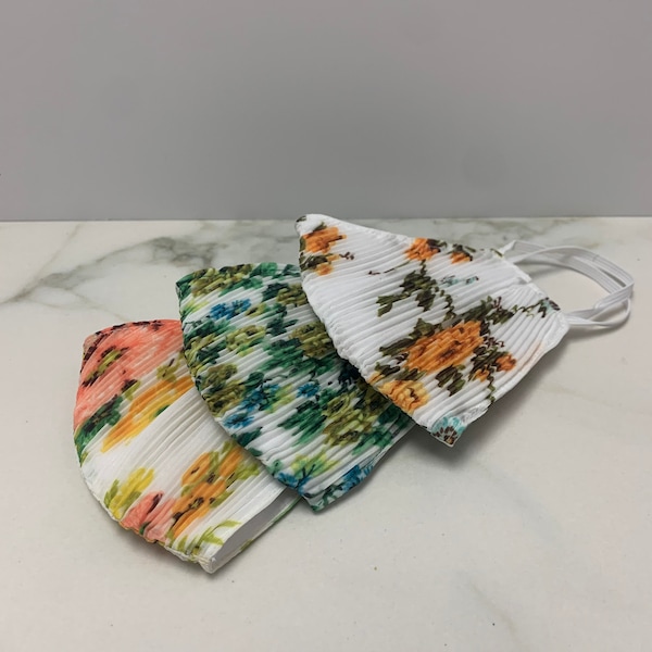 Floral Face Mask - Etsy