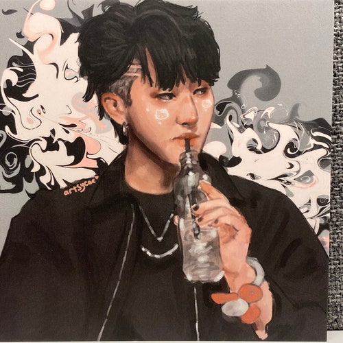 Changbin OMG Art Stray Kids Poster Digital Download A4 and - Etsy