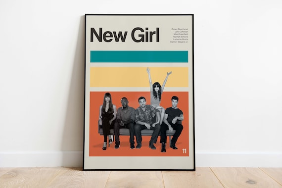 New Girl Minimalist Poster Digital Download - Etsy
