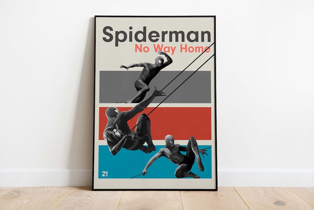 Spiderman: No Way Home Minimalist Poster | Movie Poster | Digital ...