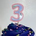 Number Cupcake Toppers, Layered, Any Number and Color, Personalized ...