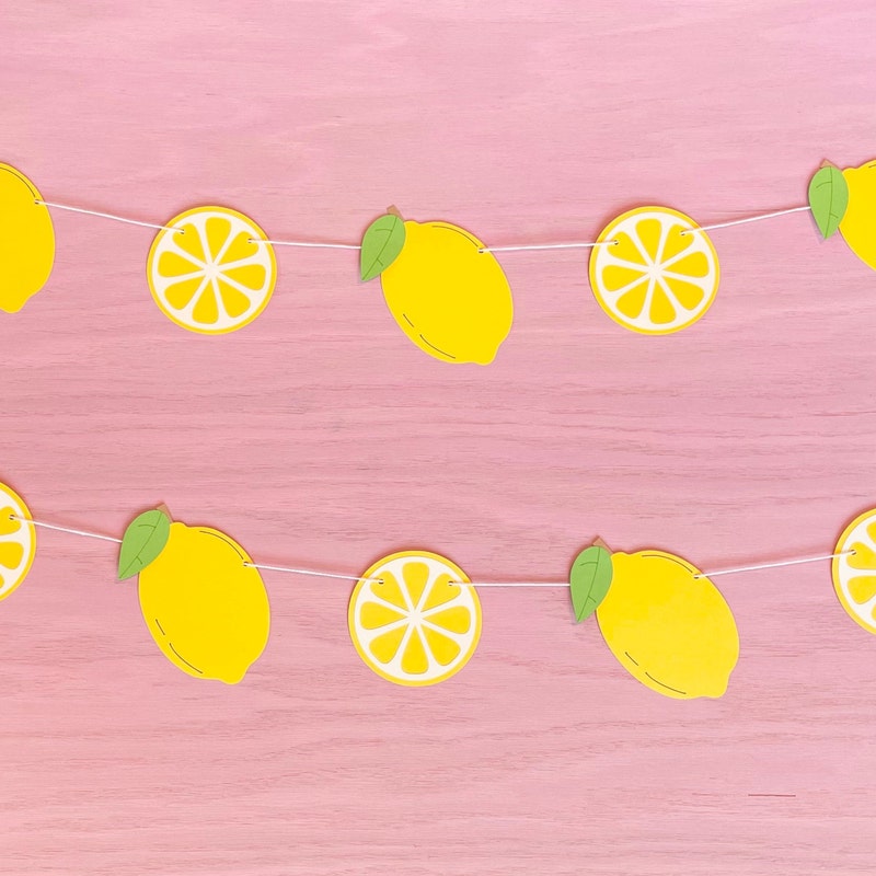 Lemon Backdrop - Etsy