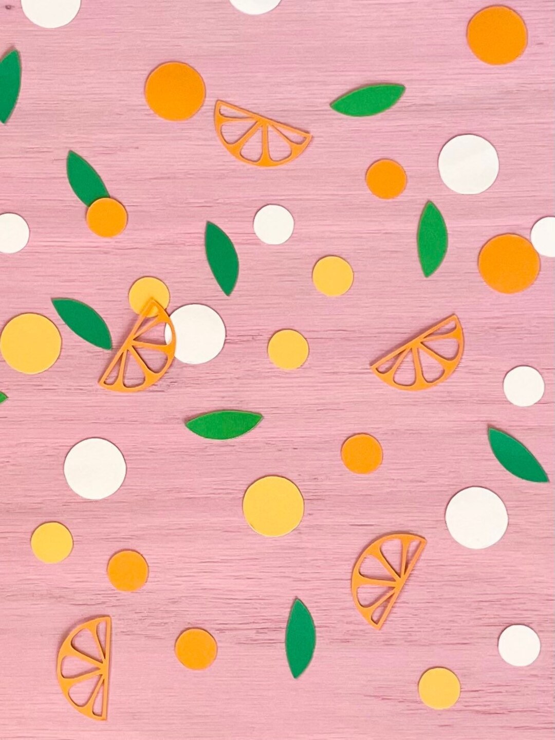 Little Cutie Orange Clementine Confetti, Table Scatter, Party Decor ...