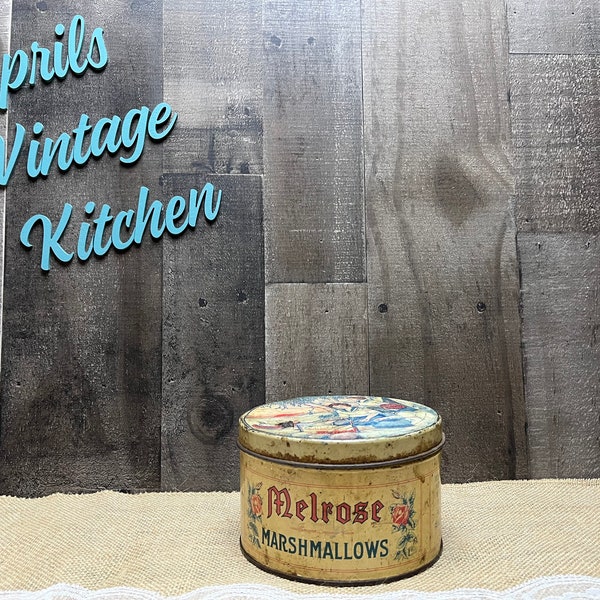 Marshmallow Tin Vintage - Etsy
