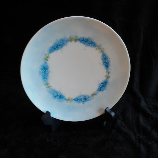 Blue Flower Plate - Etsy