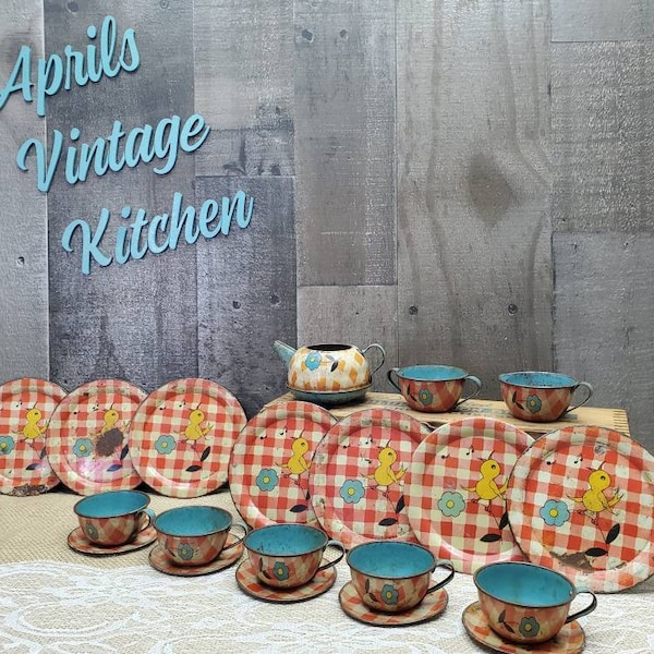 Ohio Art Tea Set - Etsy