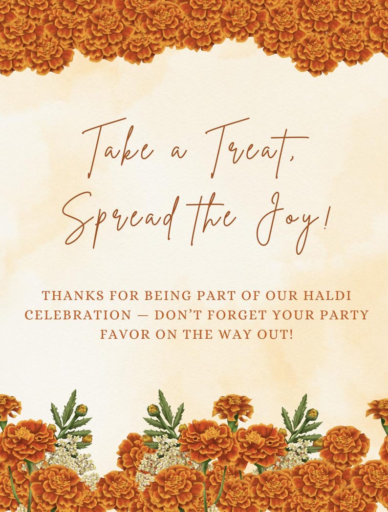Haldi Ceremony Canva Template: Indian Wedding Invitation, Signage ...