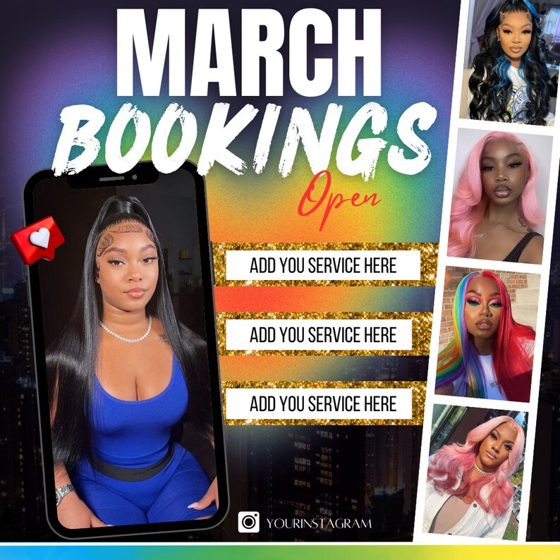 March Booking Flyer, March Books Open, Book Now, St Patricks Day ...