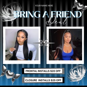 Bring A Friend' Sale Flyer | Bestfriend Deal Flyer | Customizable Canva ...