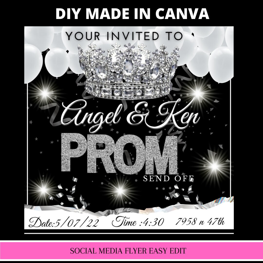 Prom Flyer Sale Flyer Prom Hair Flyer Prom Lash Flyer Image 1 Prom ...