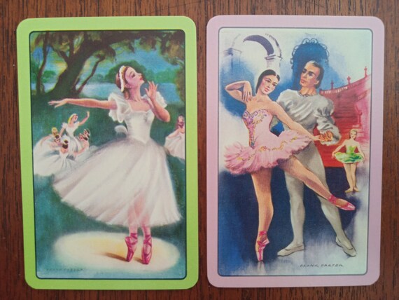 Vintage Swap Playing Cards Ballet Dancers - Etsy