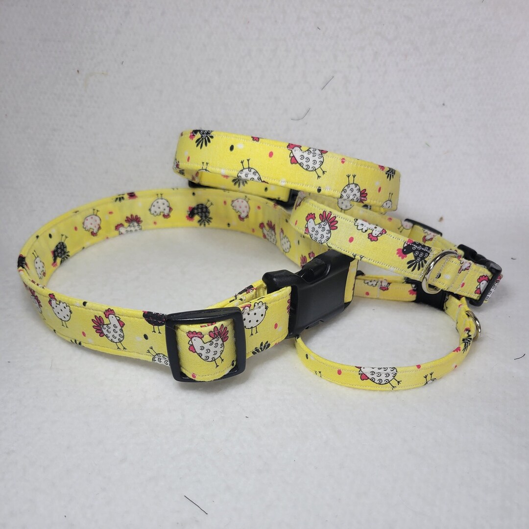 Chicken. Pet Collars. Extra Large, Large, Medium, Small, Mini. - Etsy