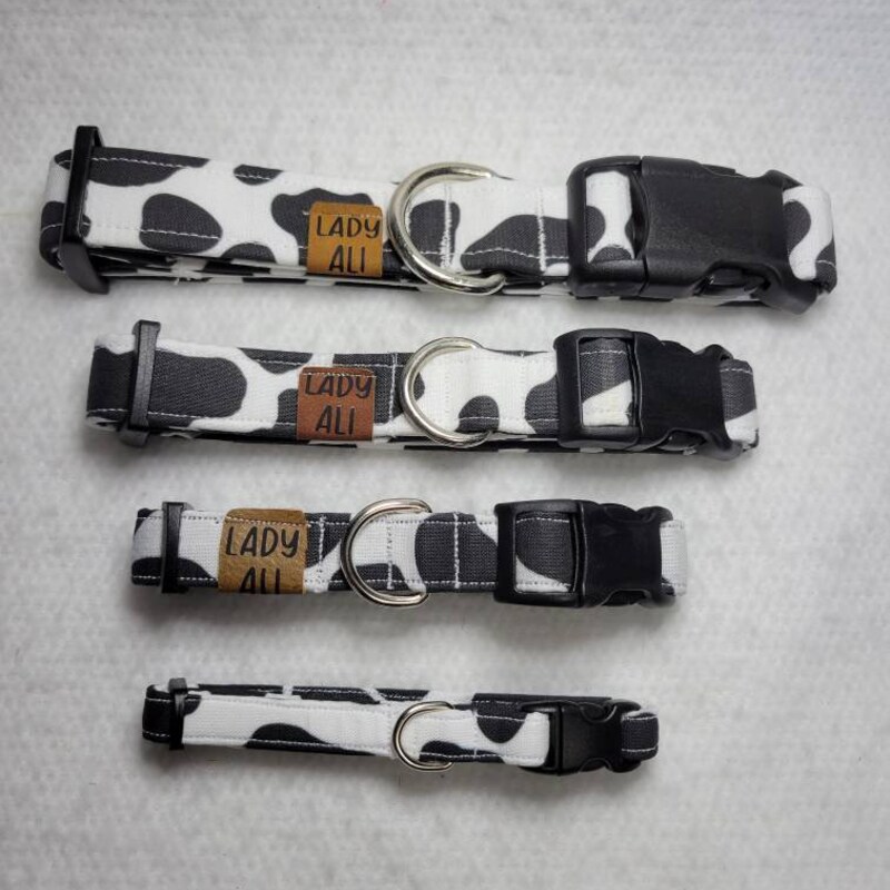 Cow Print Cat Collar - Etsy
