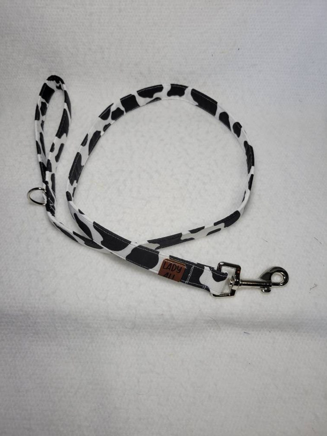 Cow Print Pet Leash. 5.5ft. 3ft. 2ft. - Etsy