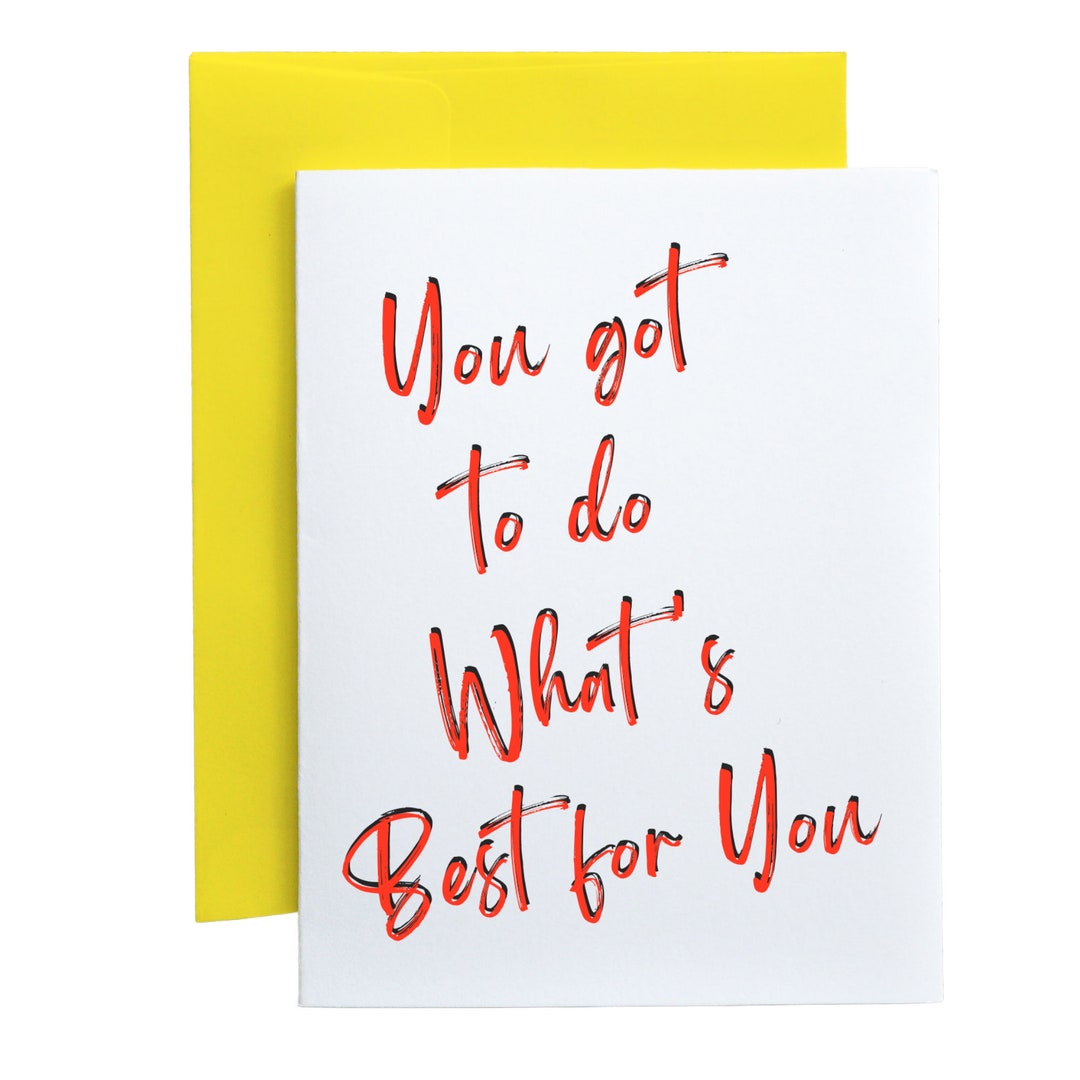 Do Whats Best for You - Etsy