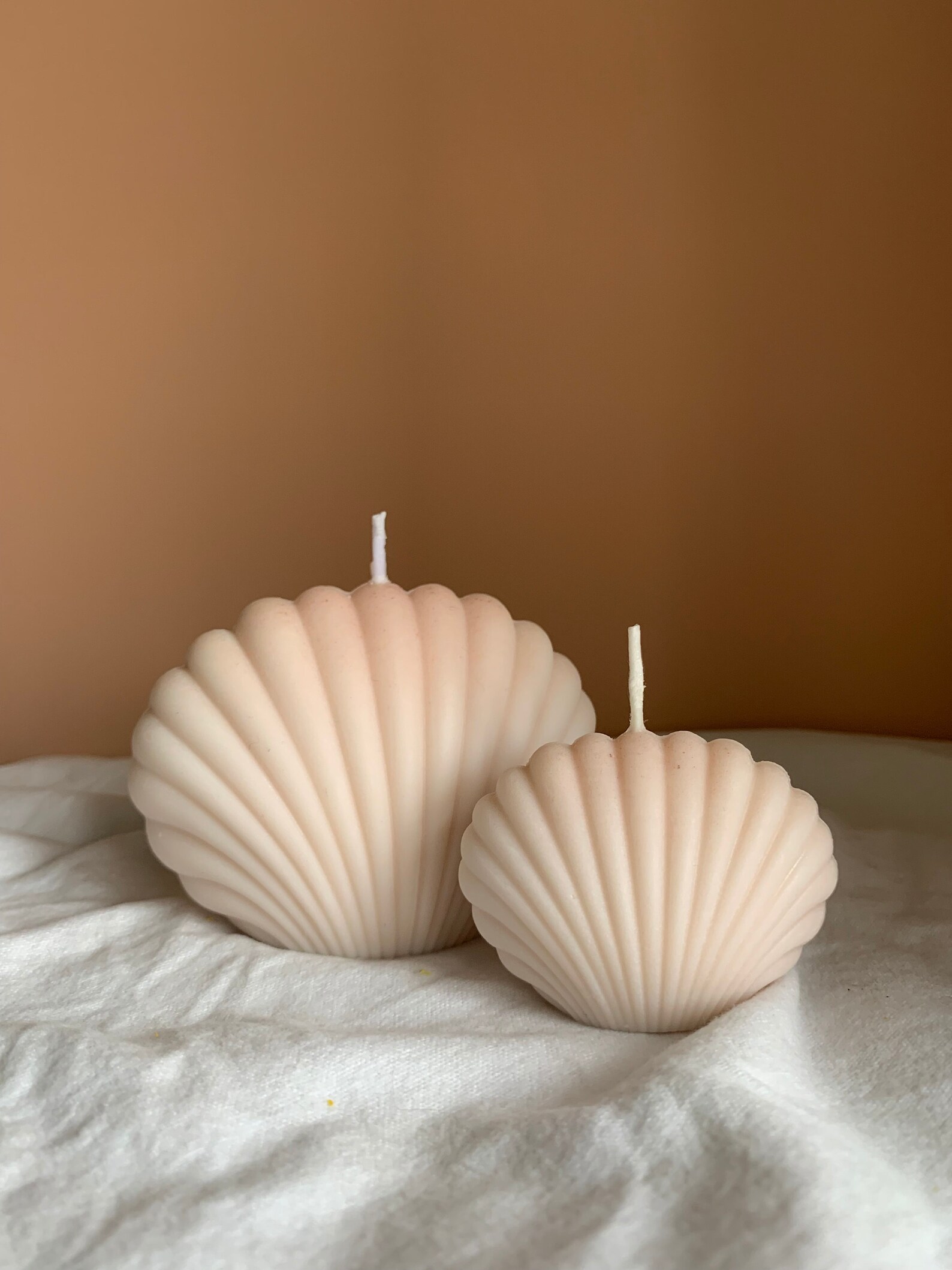 Shell Candle Shell Decorative Candle Small and Large Shell - Etsy UK