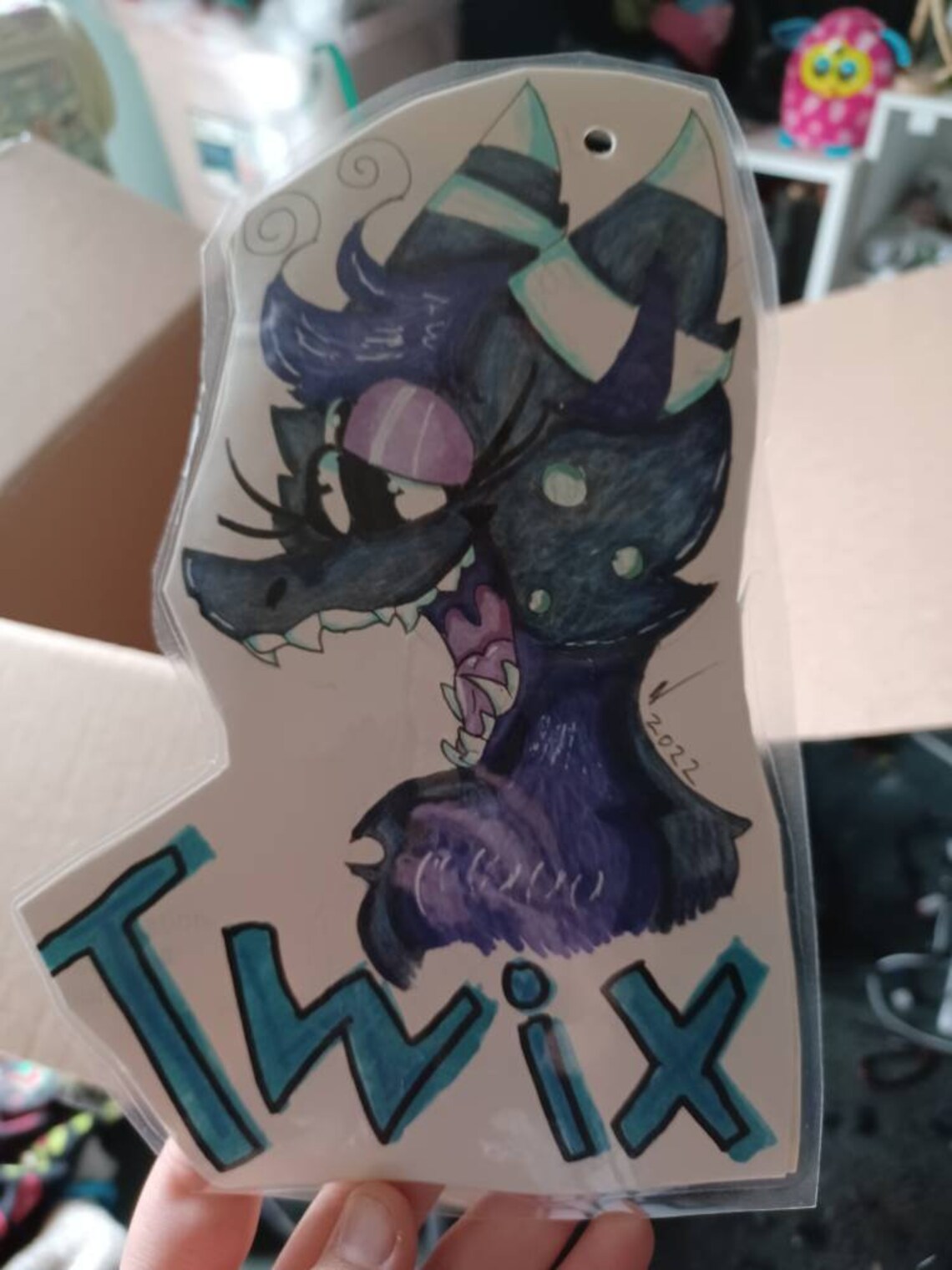 Custom Fursona Badge - Etsy