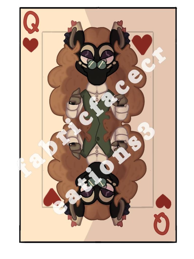 Custom Oc Playing Cards - Etsy