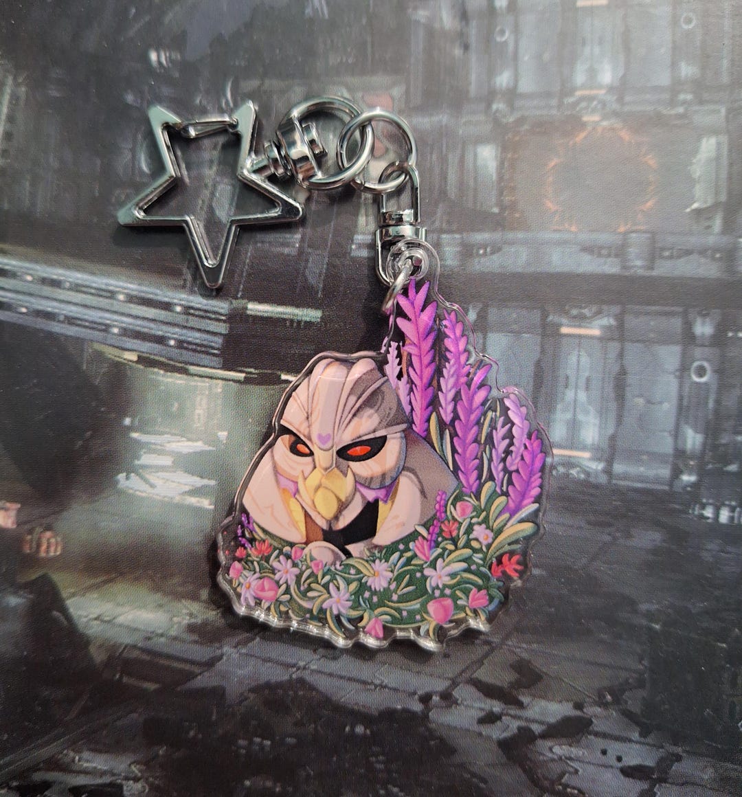 PRE Orderbayverse Starscream Floral Acrylic Keychain - Etsy