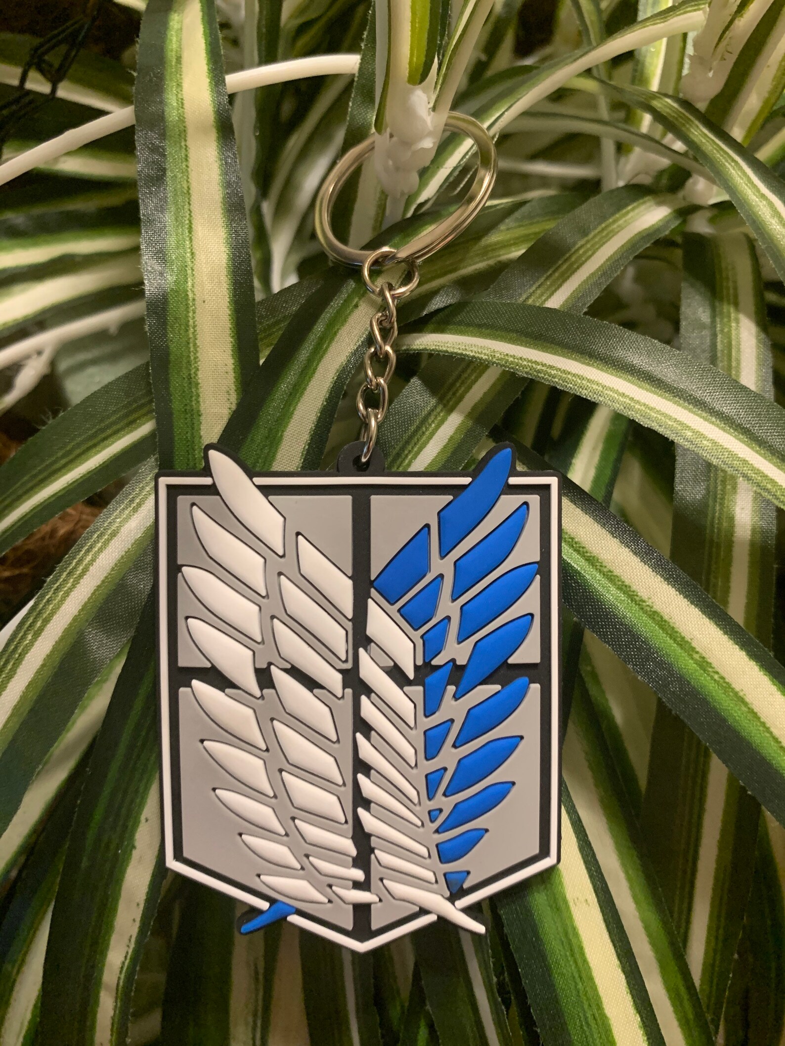 PVC Double Sided Aot Attack on Titan Keychains Charms | Etsy