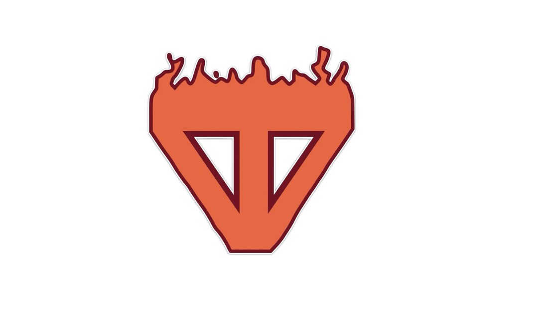 Virginia Tech Flaming VT Go Hokies Vinyl Sticker - Etsy
