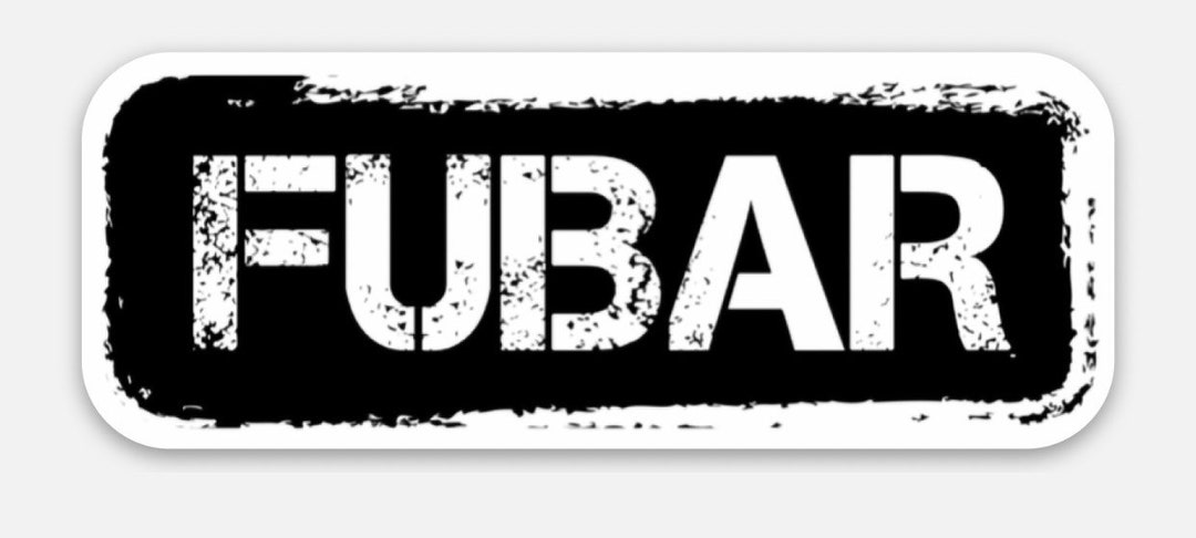 FUBAR Vinyl Sticker - Etsy
