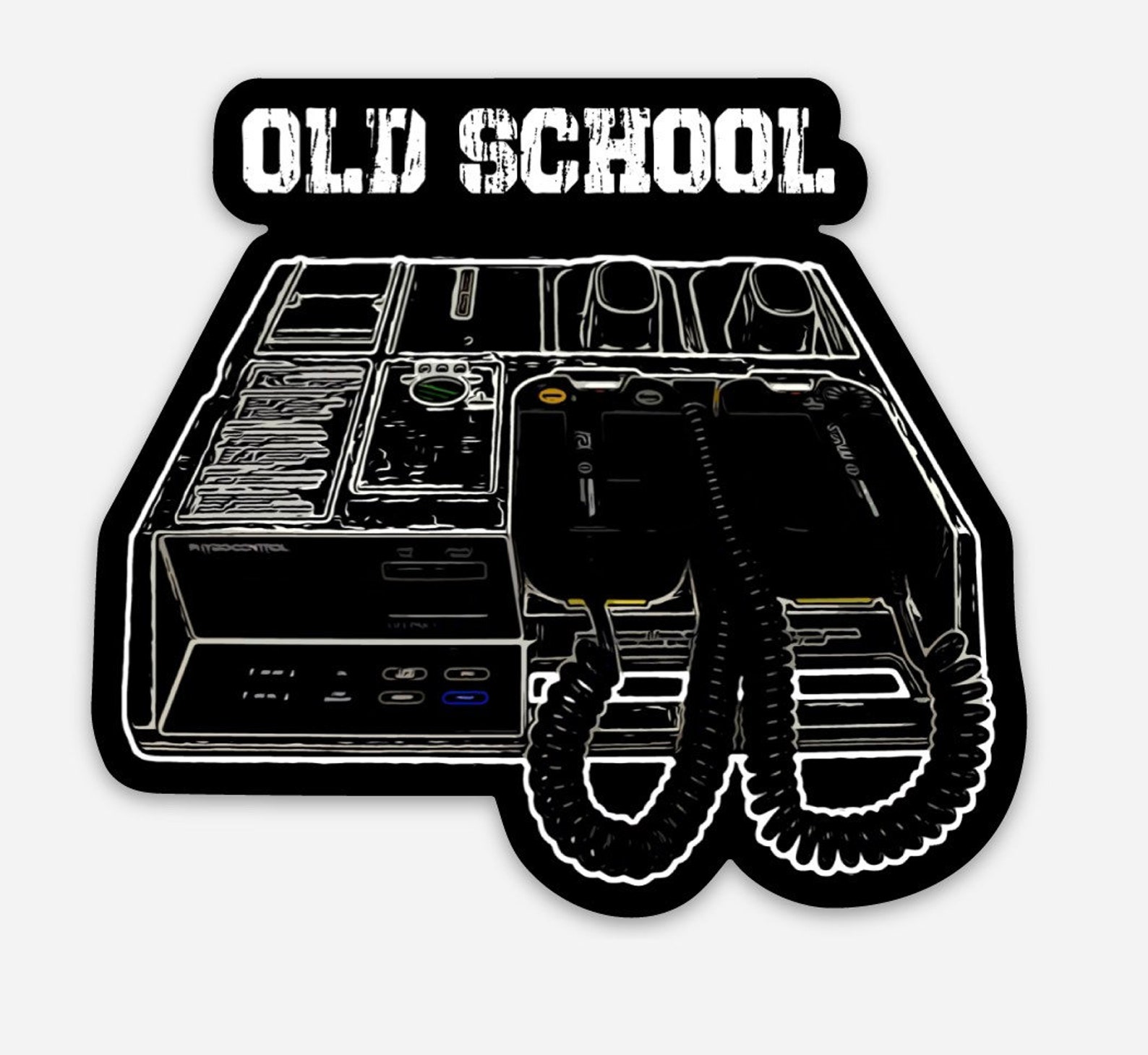 Old School EMS Vinyl Sticker Defibrillator EMS EMT Paramedic - Etsy