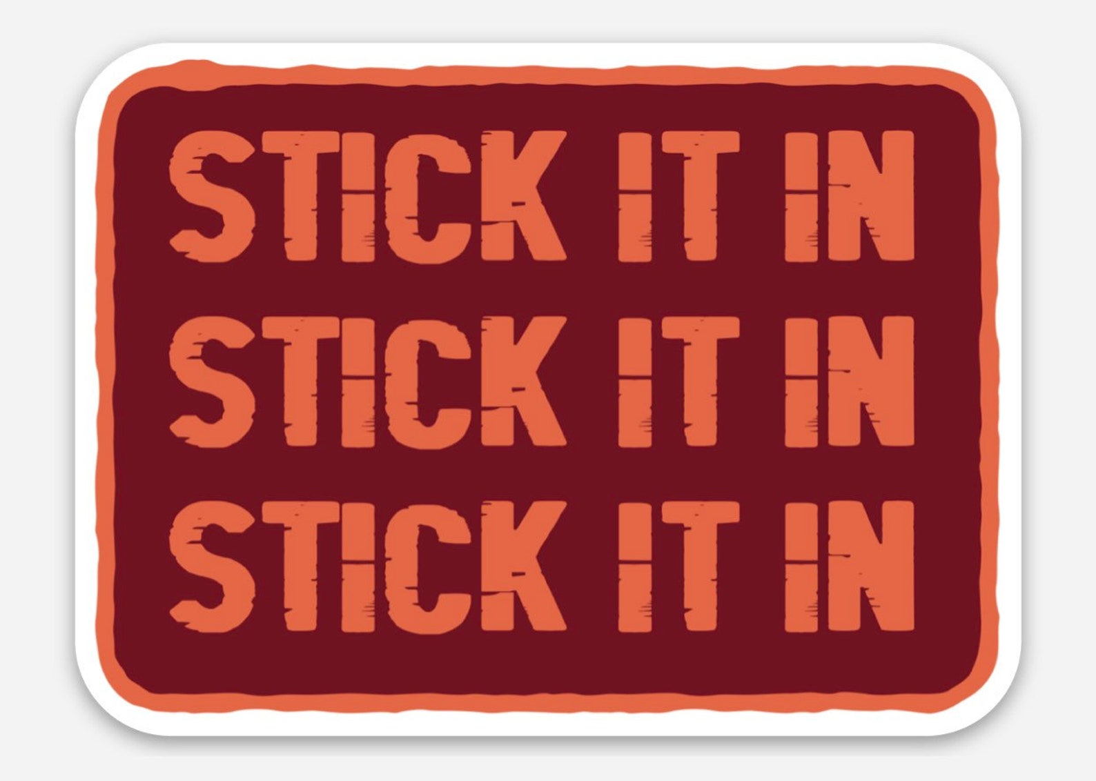 Virginia Tech Red Zone Chant Go Hokies Vinyl Sticker - Etsy