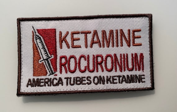 Ketamine and Rocuronium Patch EMS RSI Paramedic Anesthesia - Etsy