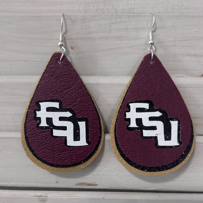 Fsu Earrings - Etsy