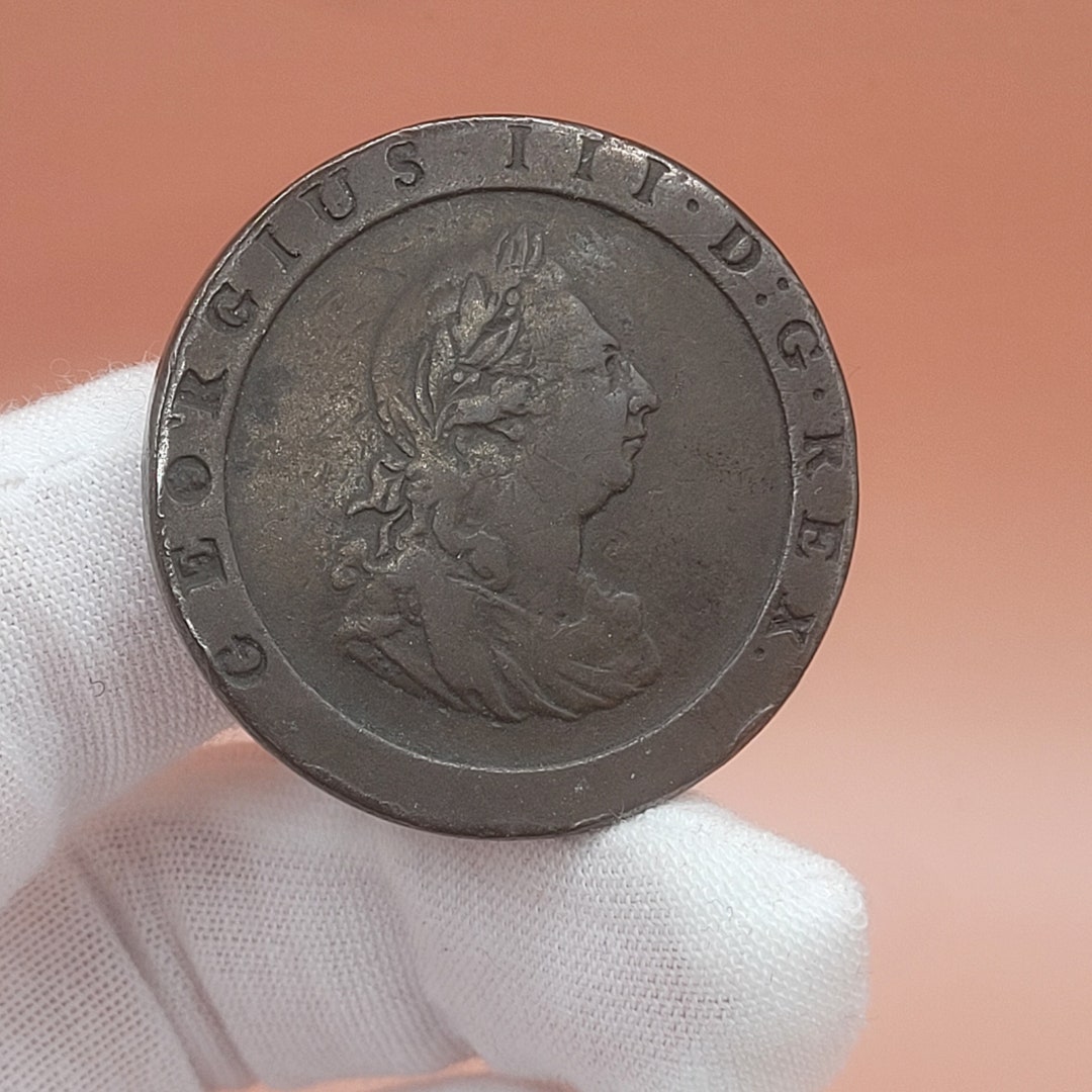 Antique 1797 George III Cartwheel One Penny Soho Mint - Etsy