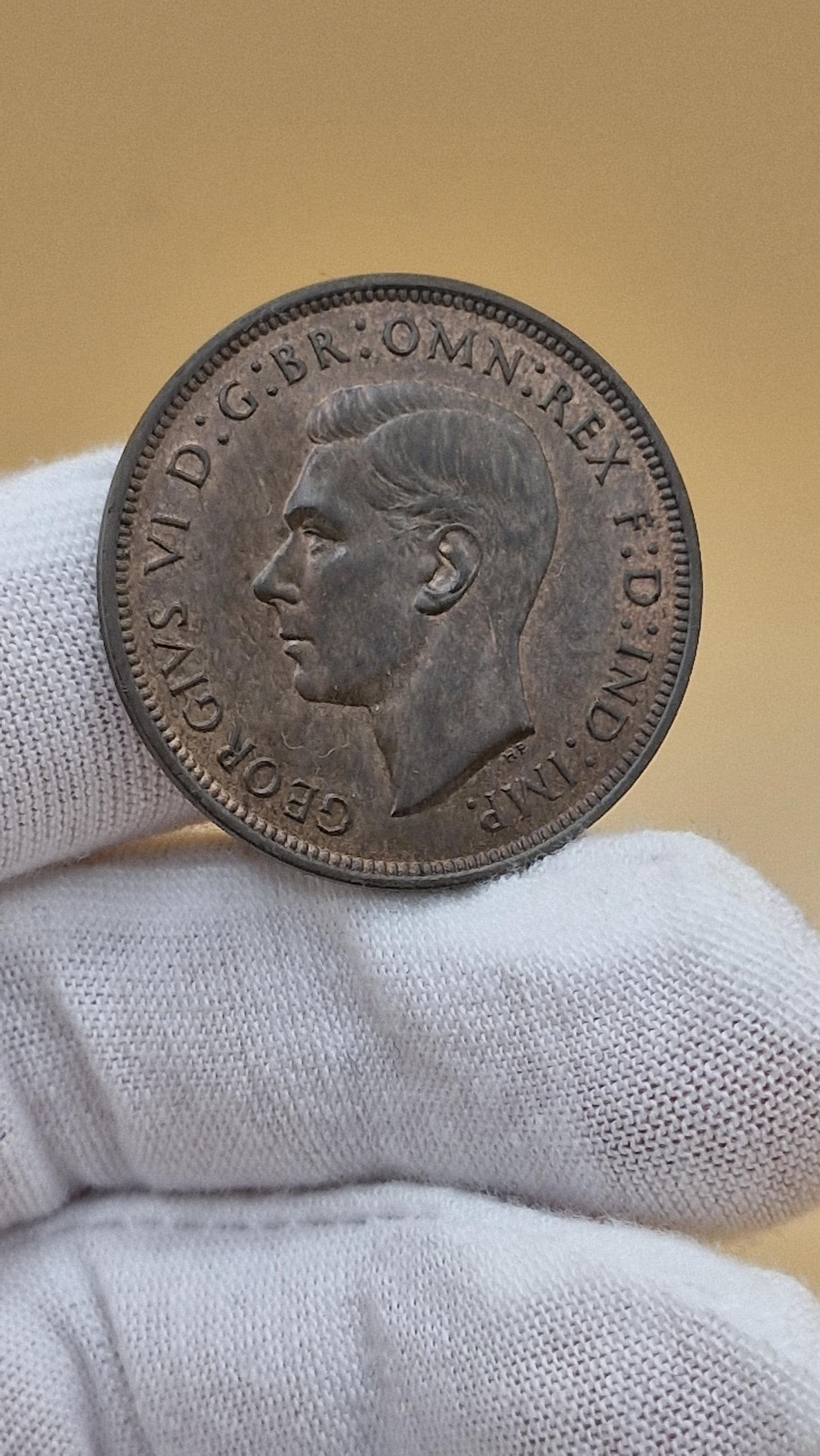 Genuine 1937 George VI One Penny Great Britain - Etsy