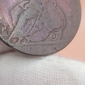 Genuine 1775 George III Copper Half Penny Colonial Evasion Mistruck - Etsy