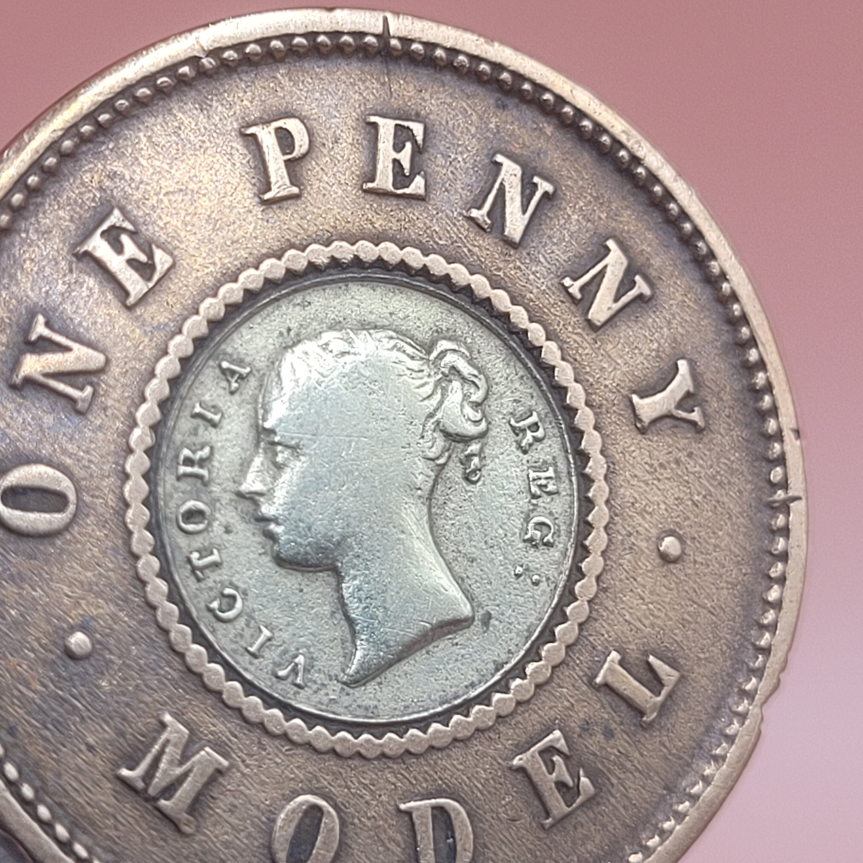 Genuine Victoria One Penny Model Joseph Moore - Etsy UK
